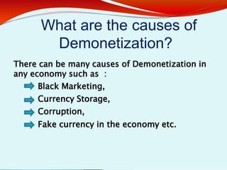Demonetisation | PPT