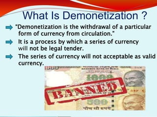 Demonetisation | PPT