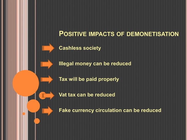 Demonetisation | PPT