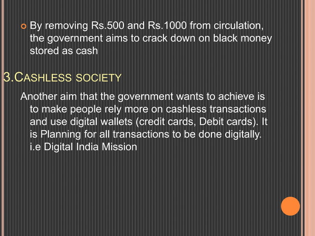Demonetisation | PPT