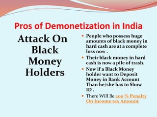 Demonetisation | PPT