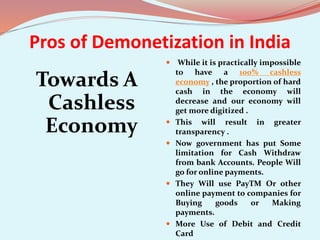 Demonetisation | PPTX