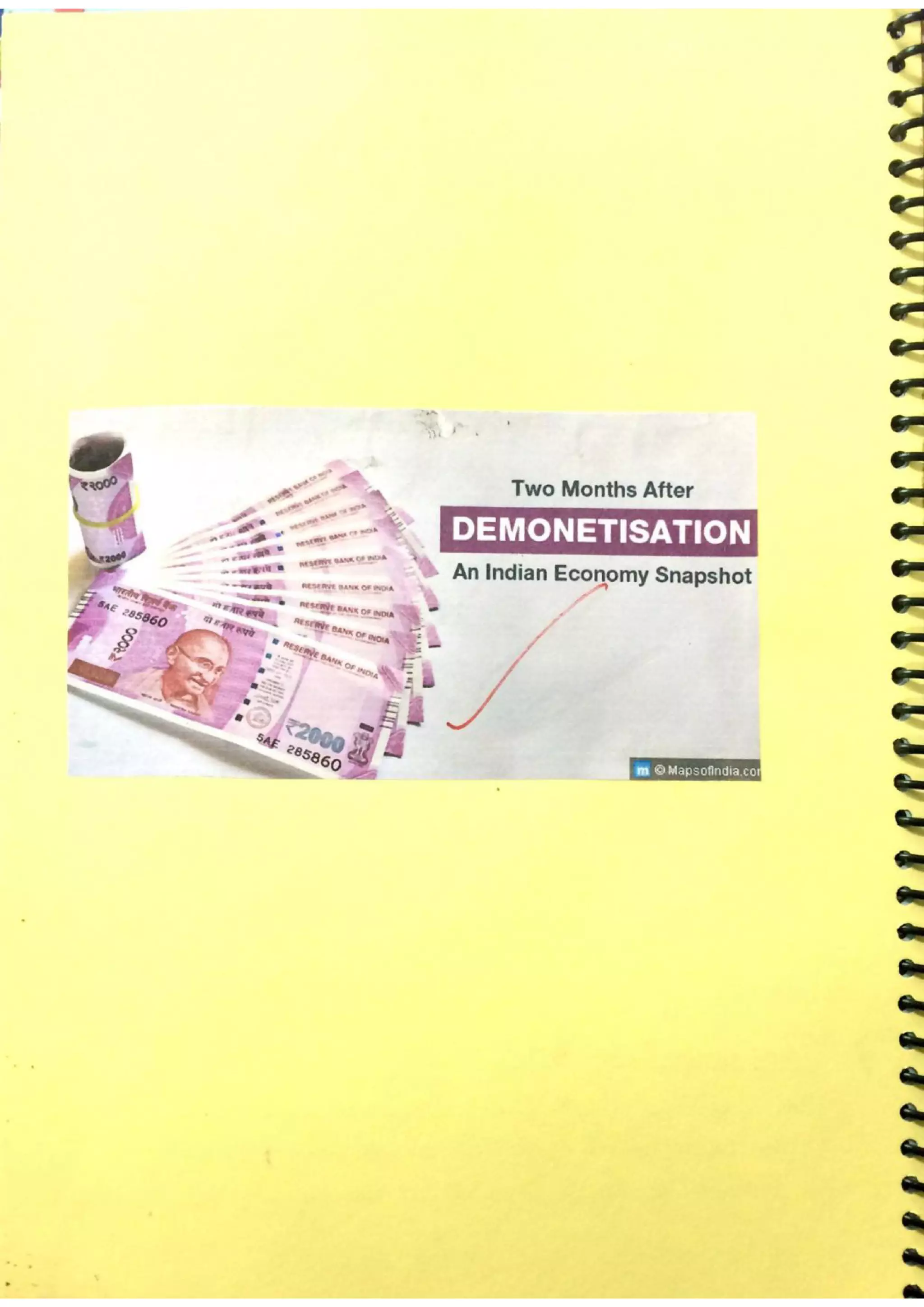 Demonetisation - 1 Economics Project Class 12 CBSE | PDF
