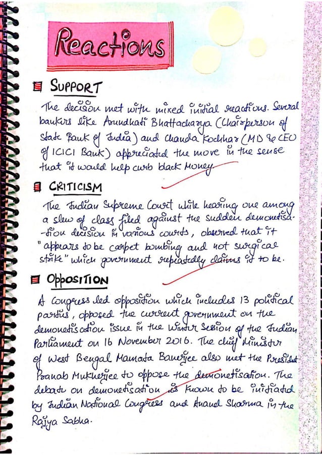 Demonetisation - 1 Economics Project Class 12 CBSE | PDF