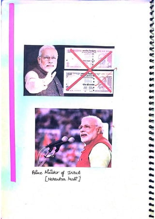 Demonetisation - 1 Economics Project Class 12 CBSE | PDF