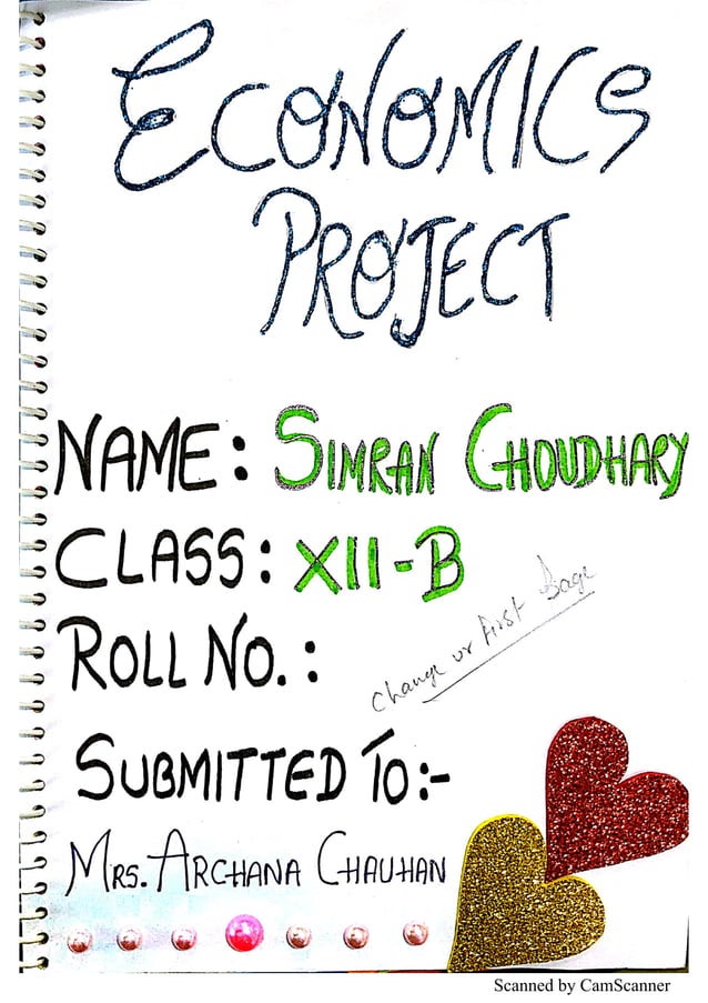 Demonetisation Economics Project Class 12 CBSE | PDF