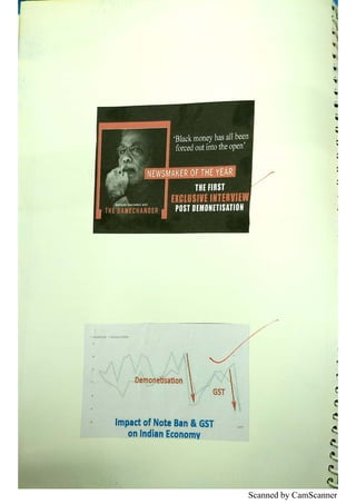 Demonetisation Economics Project Class 12 CBSE | PDF