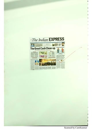 Demonetisation Economics Project Class 12 CBSE | PDF