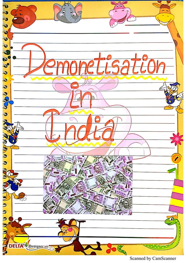 Demonetisation Economics Project Class 12 CBSE | PDF