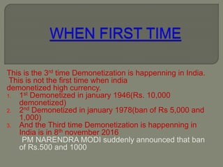 Demonetisation final1 | PPT