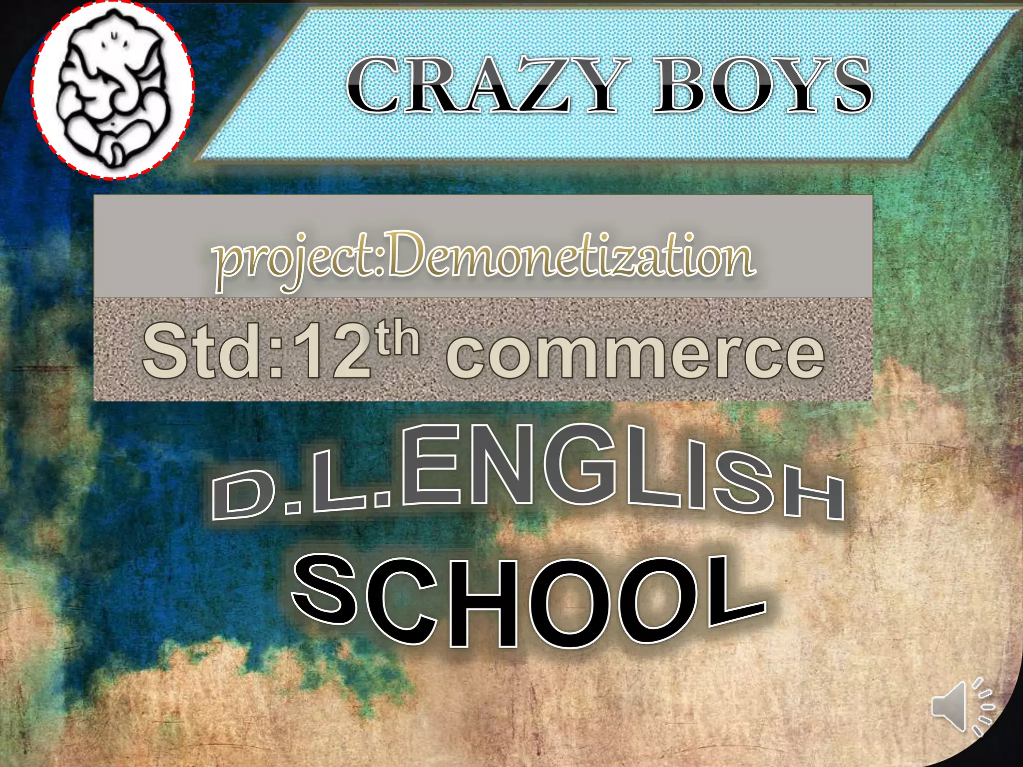 Demonetisation project=12 | PPTX