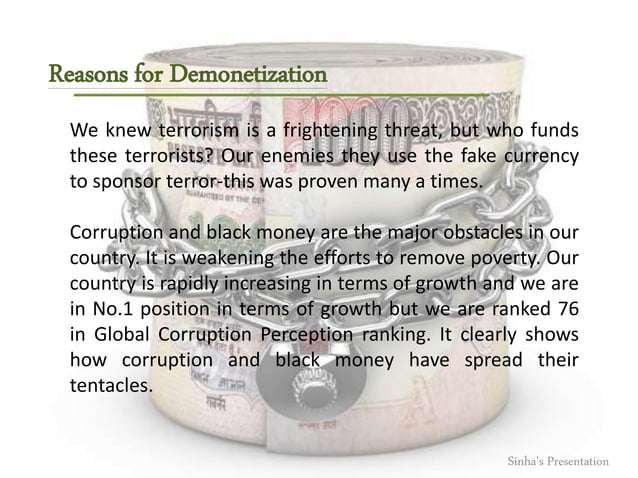 Demonetization | PPTX
