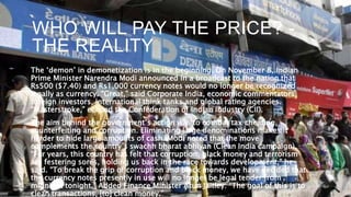 Demonetization | PPTX | Stocks and Bonds | Personal Investing