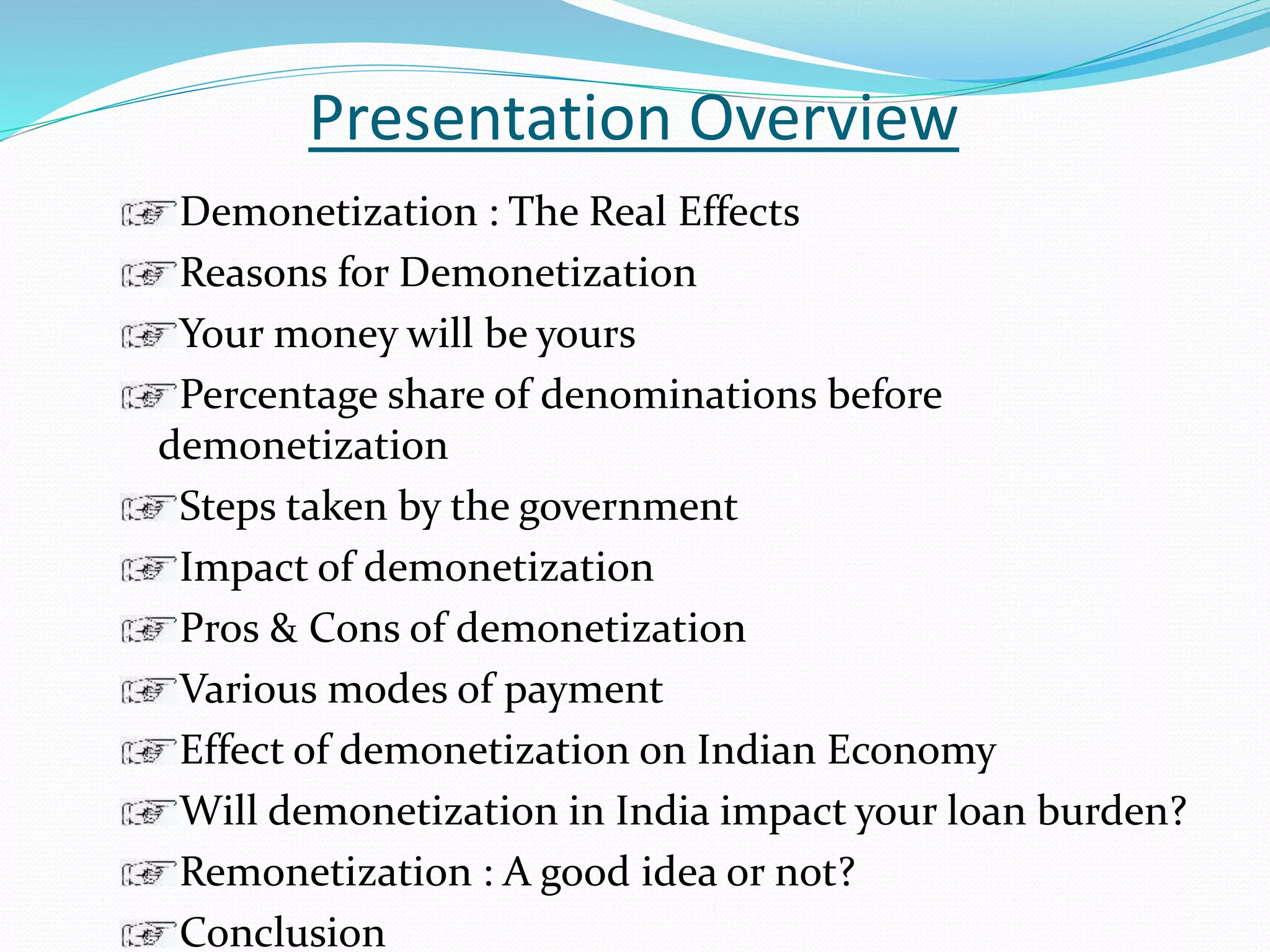 Impact of Demonetization | PPTX