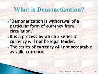 Demonetization | PPT