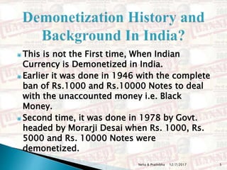 Demonetization | PPT