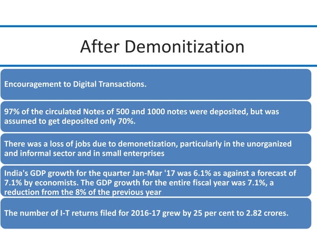 Demonetization In India | PPT