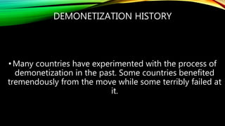 DEMONETIZATION IN INDIA. | PPT