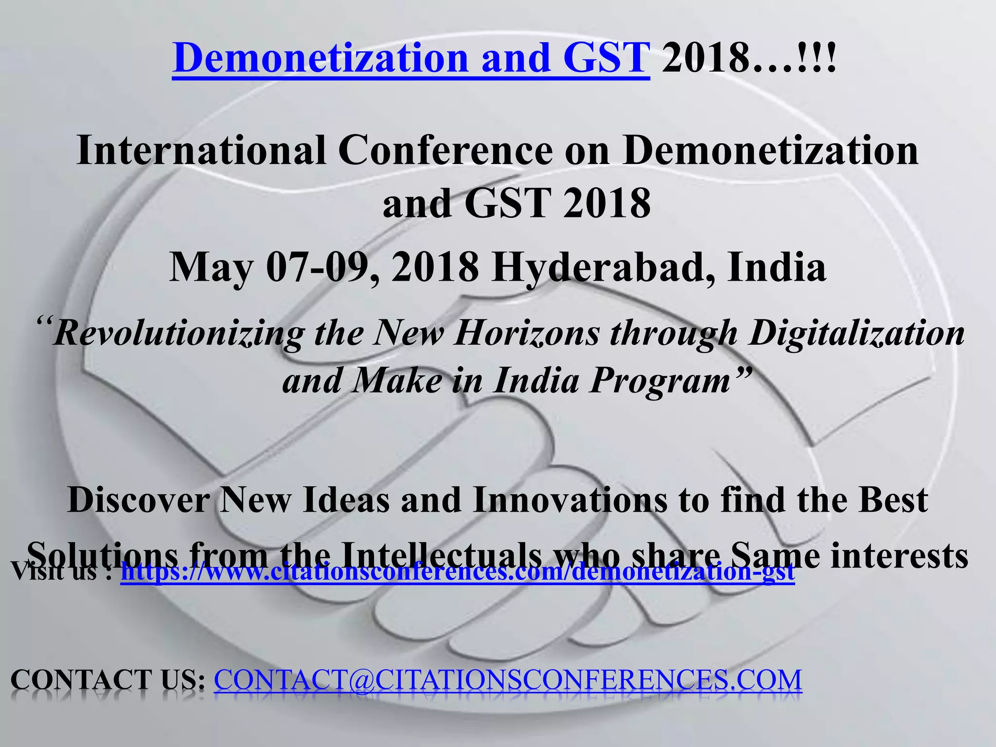 Demonetization | PPT