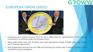 Demonetization across the world | PPTX | Currencies | Economy