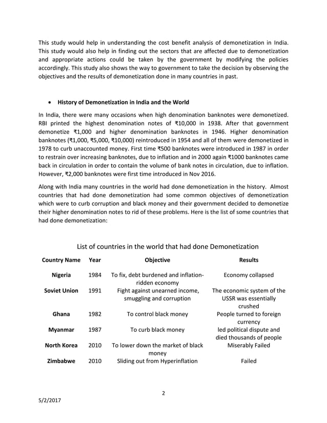 Demonetization 14531 | PDF