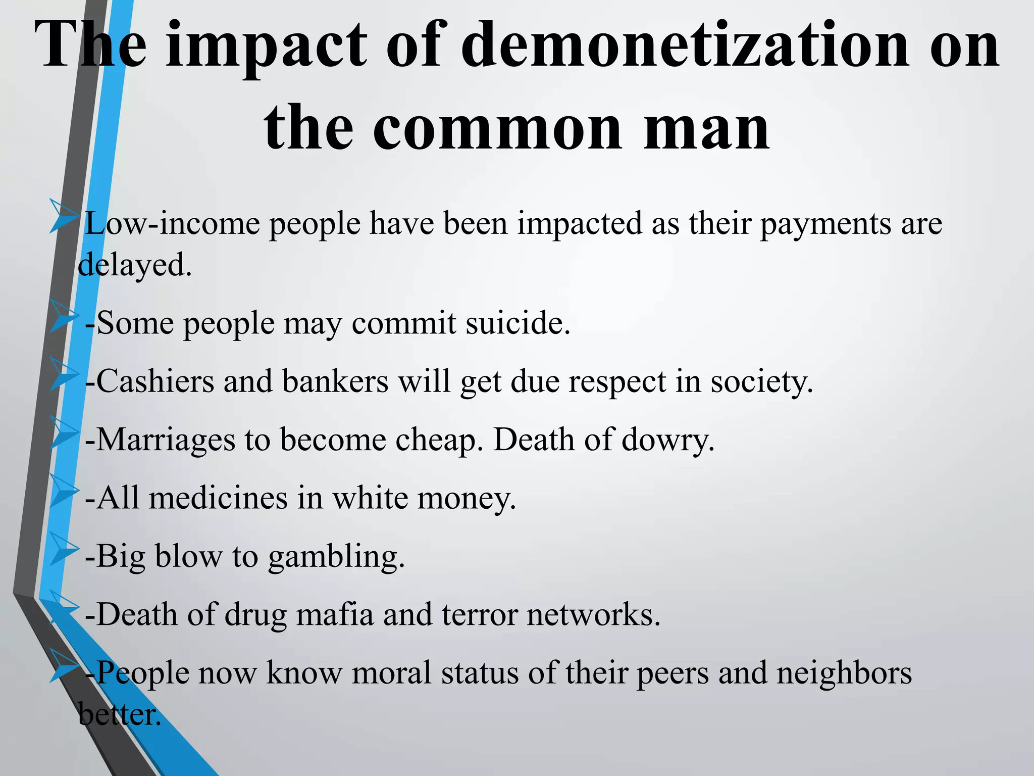 Presentation on Demonetization in India | PPTX