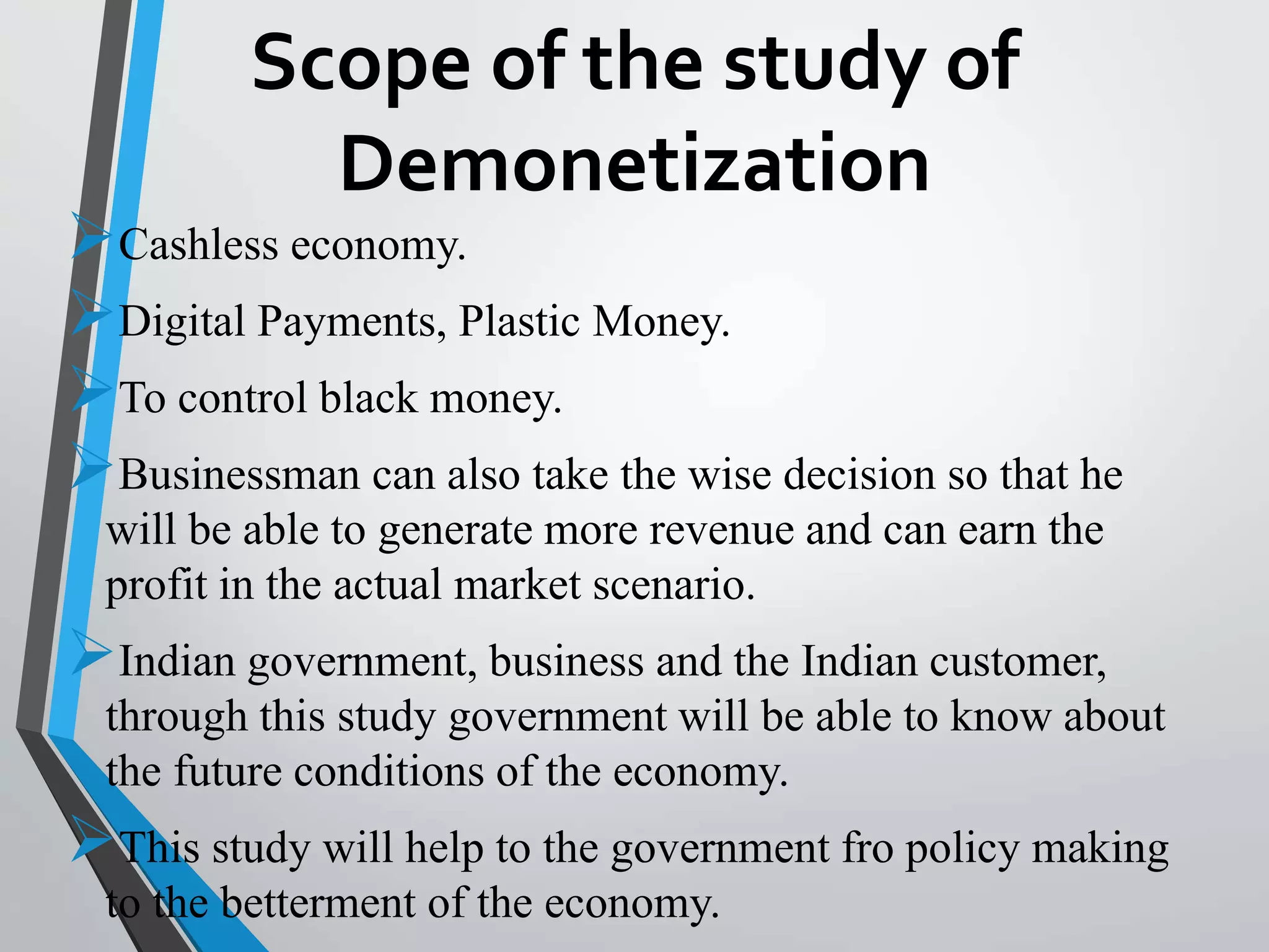 Presentation on Demonetization in India | PPTX