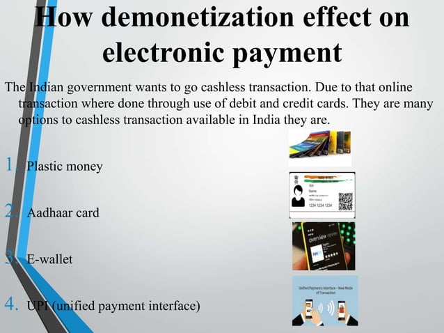 Presentation on Demonetization in India | PPTX