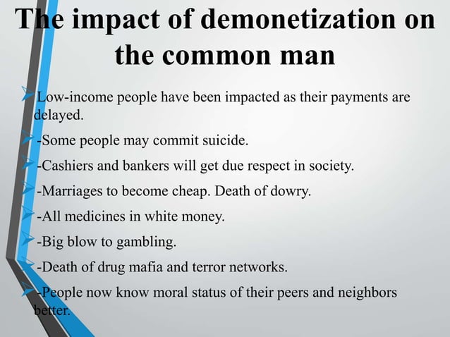 Presentation on Demonetization in India | PPTX