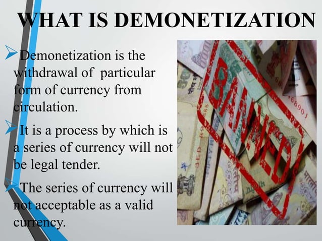Presentation on Demonetization in India | PPTX