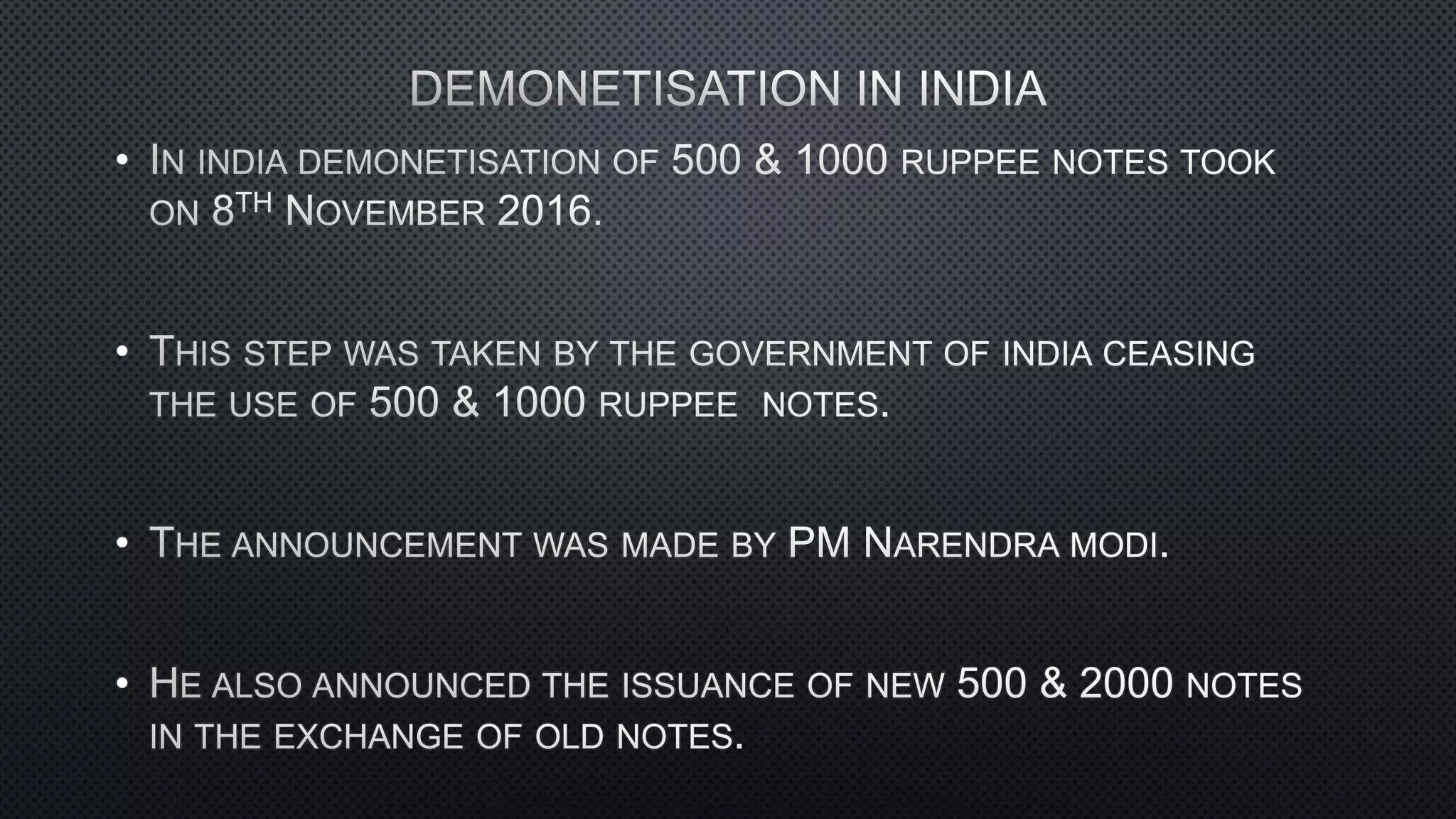 Current Demonetization | PPTX