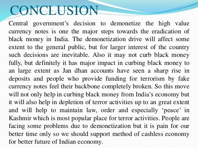 Demonetization and its effects