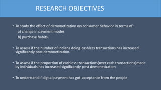 Demonetization survey | PPT