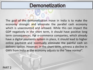 Demonetization part 2 | PPTX
