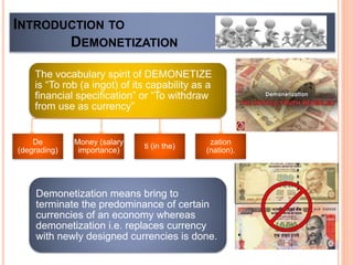 Demonetization in India | PPT