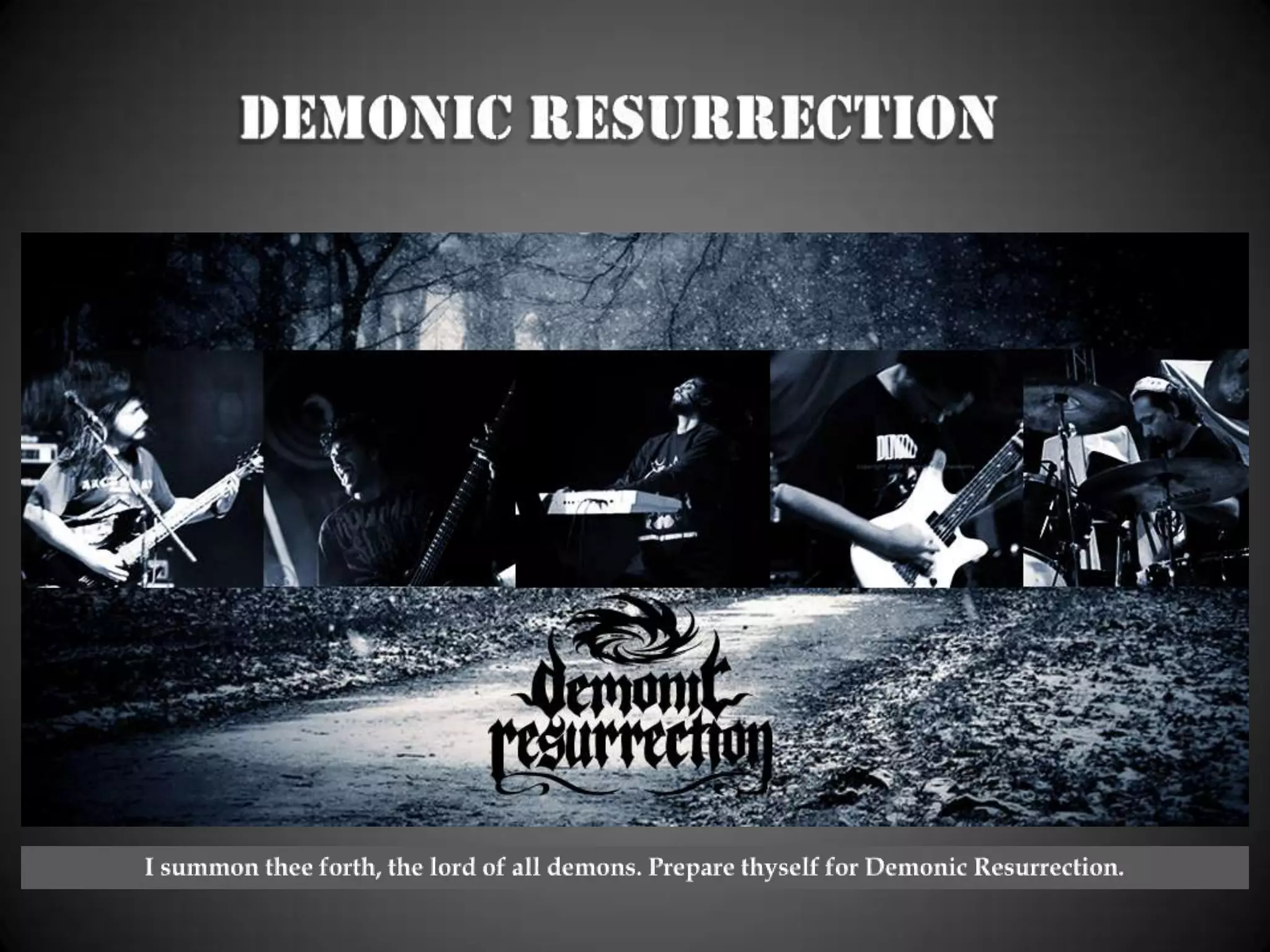 Demonic resurrection profile | PPTX