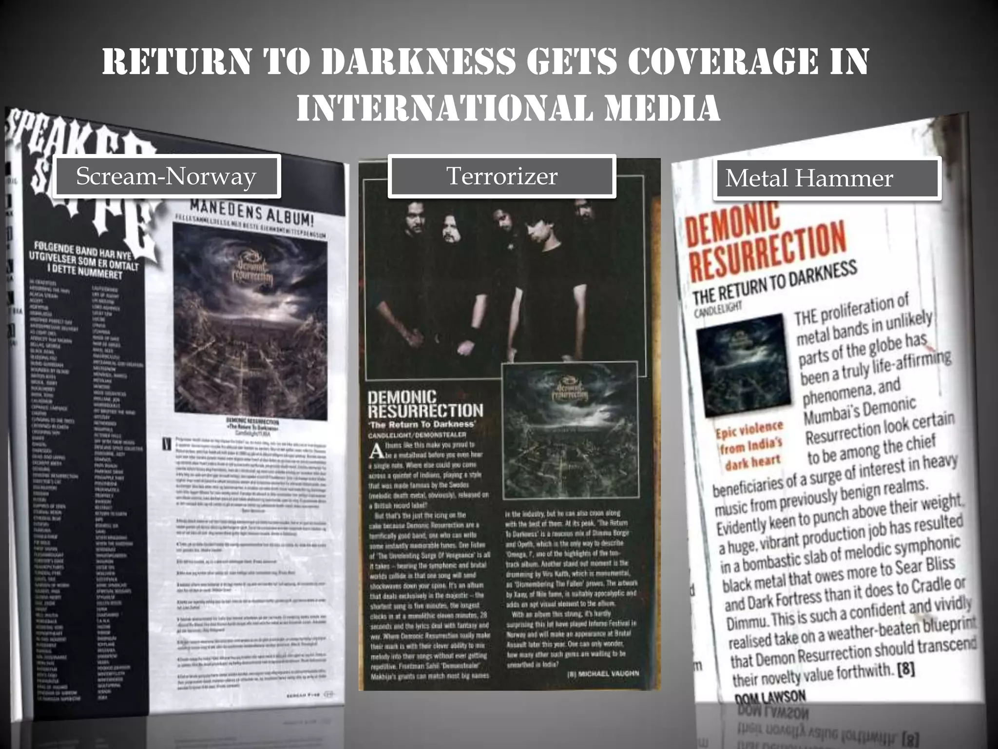 Demonic resurrection profile | PPTX