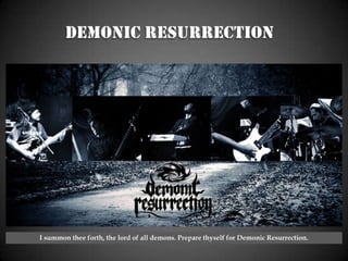 Demonic resurrection profile | PPT