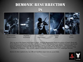 Demonic resurrection profile | PPT