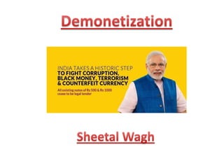 Demonetisation | PPT