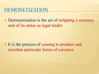 Effect of Demonitisation | PPT