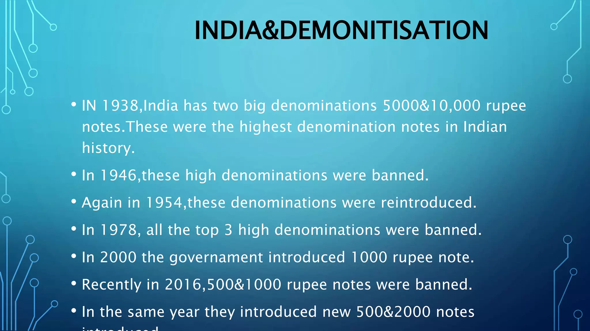 Demonitisation | PPTX