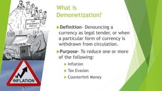 Demonetization in India | PPTX