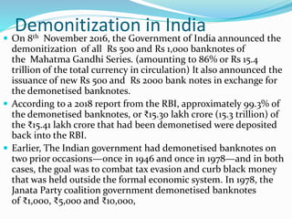 Demonitization | PPT