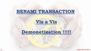 Demonitization and its tax impacts | PPT