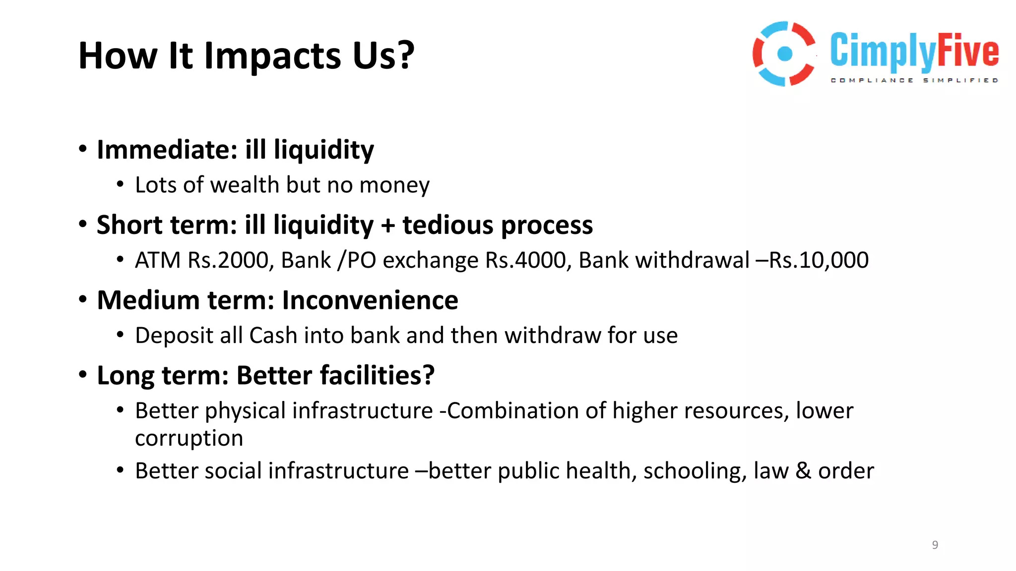 Demonitization of Rs 500 & 1000 notes from Indian Economy | PPTX