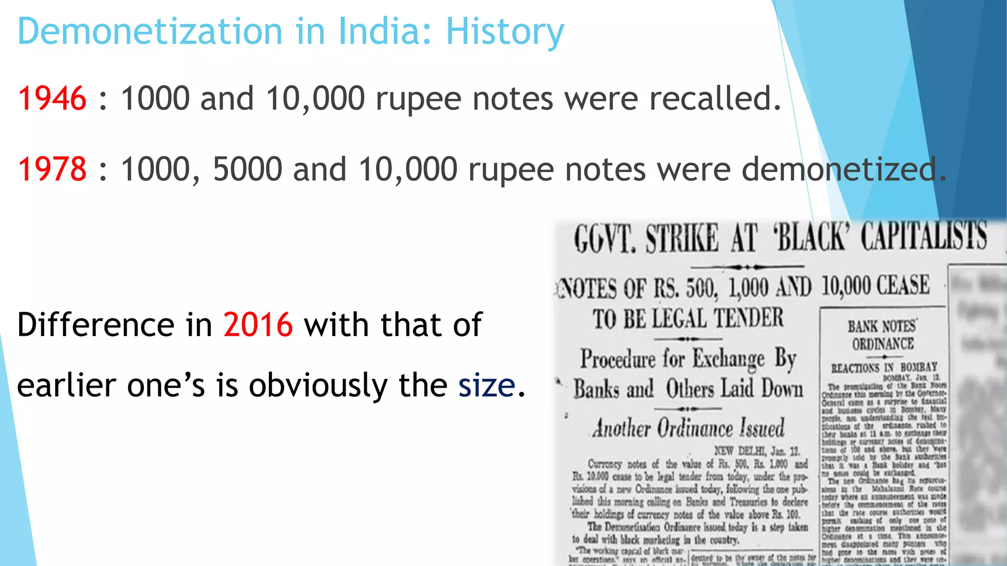 Demonetization in India | PPTX