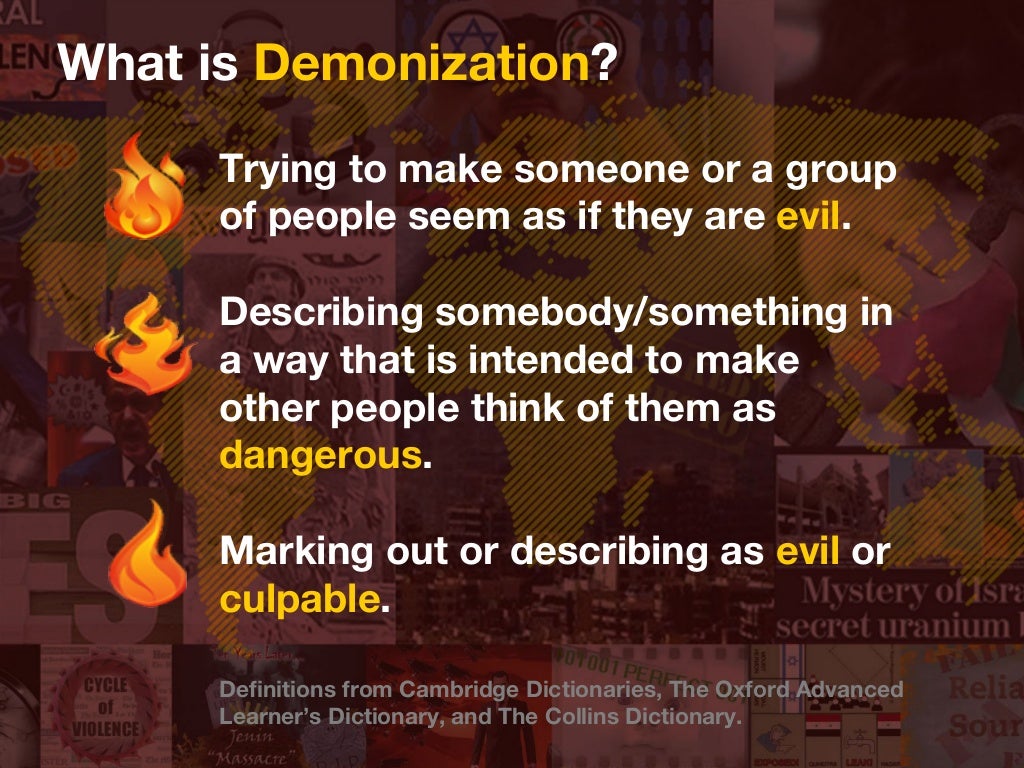 What is Demonization? Trying to
