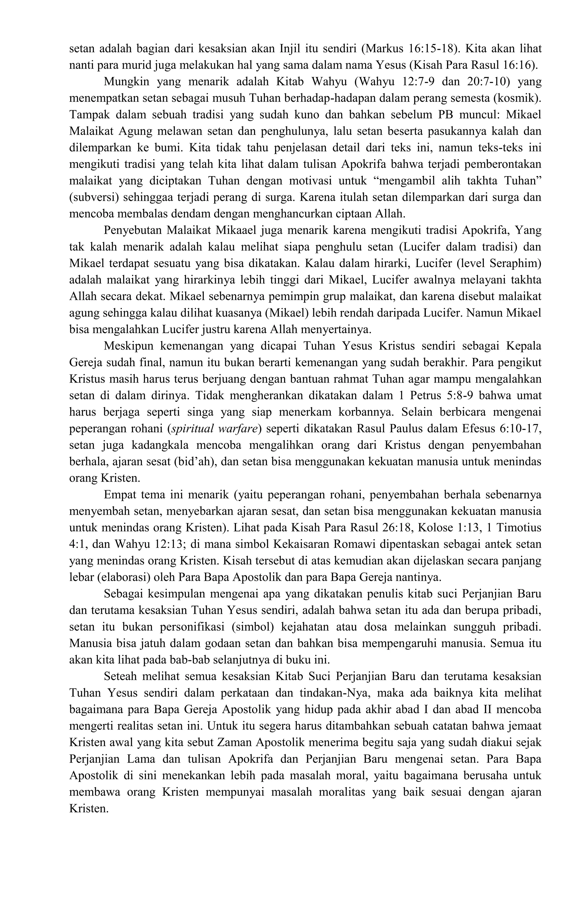 DEMONOLOGI dan EKSORSISME dari perspektif iman Kristen Katolik | PDF
