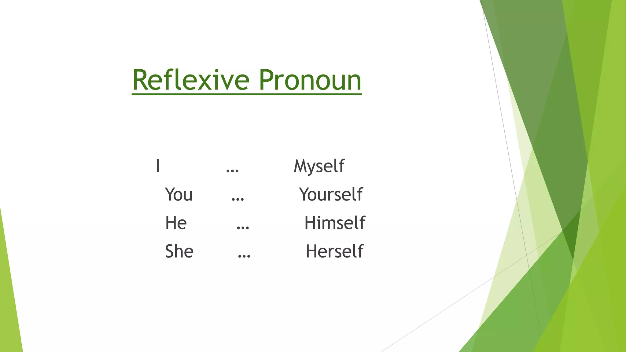 Demonstative distributive and reflexive pronouns | PPTX